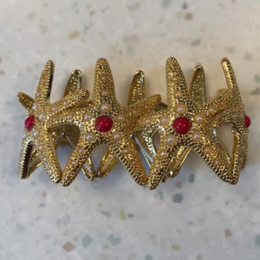 Lily Pulitzer Starfish Stretch Gold Bracelet - Gem